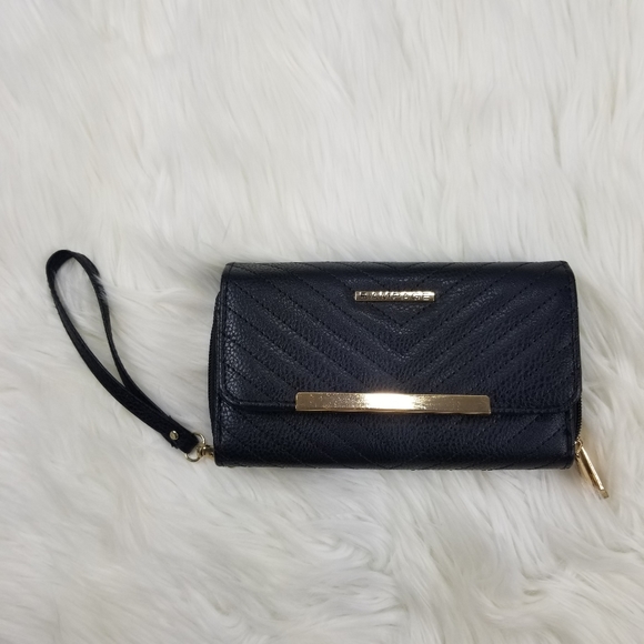 Rampage | Bags | Rampage Chevron Trifold Double Cards Wallet Zipper ...